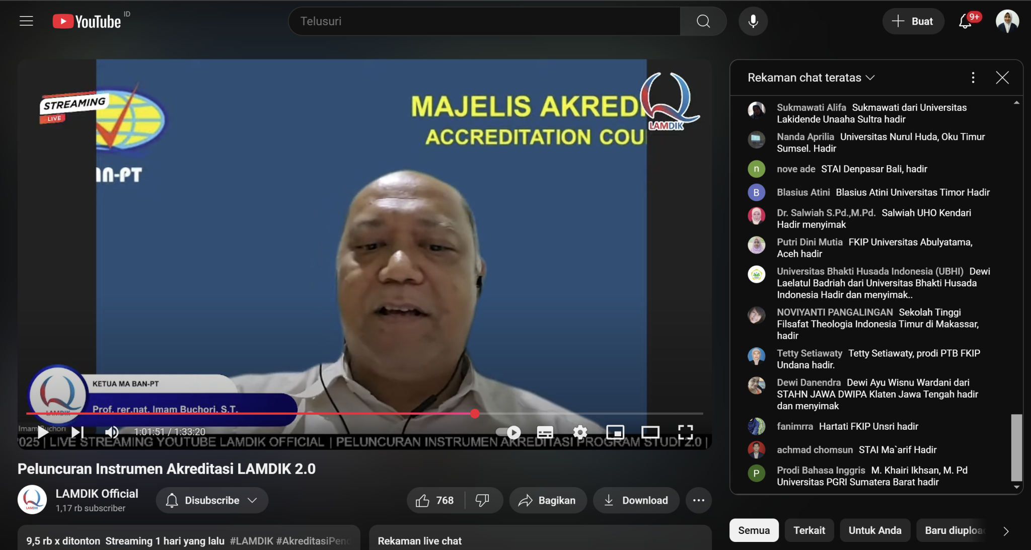 LAMDIK Officially Launches Study Program Accreditation Instrument 2.0 ...